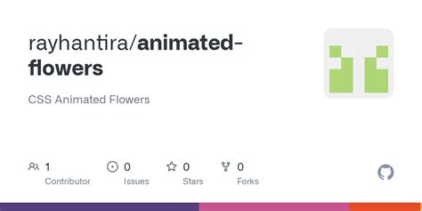 Github Rayhantira Animated Flowers Css Animated Flowers