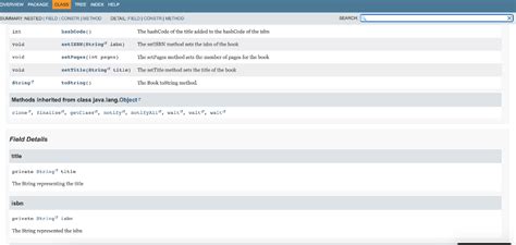 Solved Method Summarypublic Class Book Extends Object
