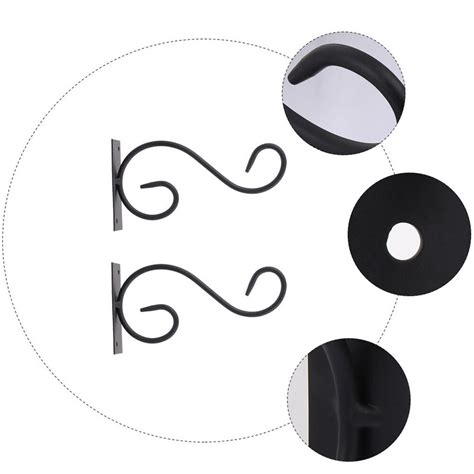 Badu Bg Кука за стенни закачалки Скоба за окачване Метални куки за саксии Поставки за цветя