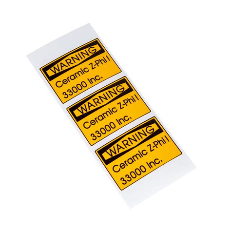 Wholesale Cheapest Chemical Warning Labels Suppliers Packaging Labels Warning Instruction
