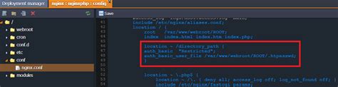 php application security settings in jelastic cloud virtuozzo