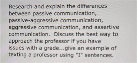 Solved Research And Explain The Differences Between Passive