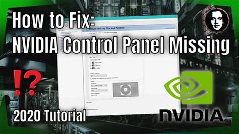 How To Fix Nvidia Control Panel Missing Windows 10 2020 Solved