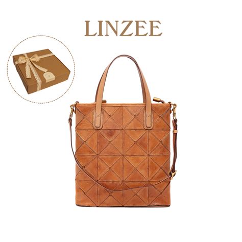 Linzee กระเป๋าหนังแท้กระเป๋าสะพายสำหรับผู้หญิงสไตล์ญี่ปุ่น ของขวัญวันแม่ Shopee Thailand