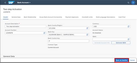 Bank Account Management Two Step Verification Ap Sap Community