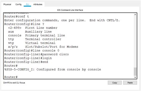 Configuring Enable And Line Passwords