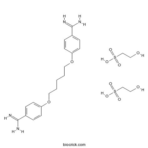 Pentamidine Isethionate Cas 140 64 7 Drug To Treat Protozoal Diseases High Purity