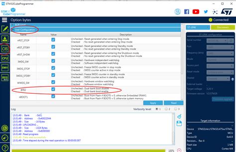 Dual Bank Flash Function On Stm32l4 Ams And Stm32