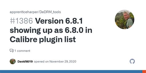 version 6 8 1 showing up as 6 8 0 in calibre plugin list · issue 1386