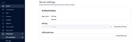 Adding Adyen Payfurl Documentation