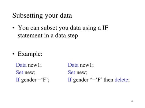 ppt modifying and combining sas data sets powerpoint presentation
