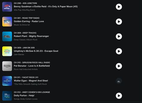 Now Playing Info Is Now Showing Up On The Web Player Rsiriusxm