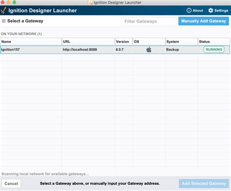 Unable To Add Gateway In Designer On Mac Ignition Inductive Automation Forum