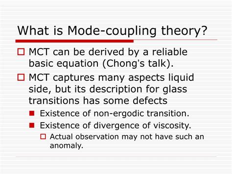 Ppt Field Theory Of Glass Transition Powerpoint Presentation Free Download Id3668617