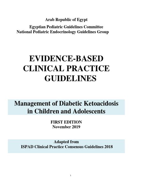 Dka Management Guidelines Pdf Saline Medicine Human Diseases