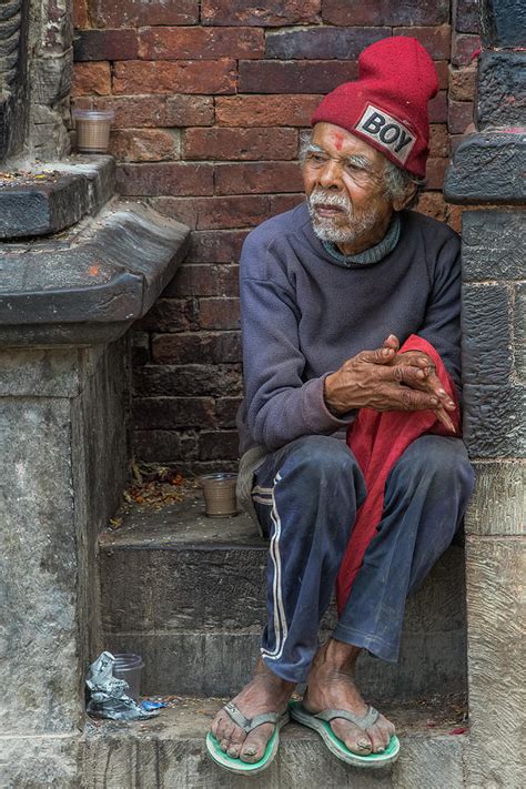 Man Kathmandu Nepal Photograph By Eric Vandenberg Fine Art America