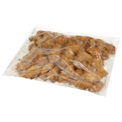 Tyson® Fully Cooked Breaded Honey BBQ Glazed Bone-In Chicken Wing Sections, Small