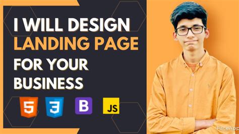 Design Landing Pages Using Html Css And Bootstrap By Ranajaffar Fiverr