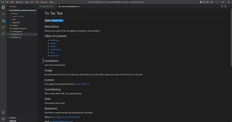 GitHub NoahBrimhall Professional README Generator