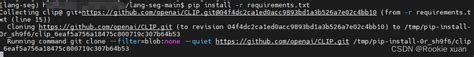 Lang Seg环境配置（附clip和pytorch Encoding安装方法）python的encoding包安装 Csdn博客