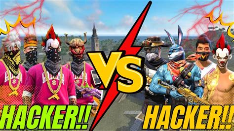 Hacker Vs Hacker Dangerous🔥 Gameplay In Free Fire Clash Squad Ranked Match Hacker Gameplay