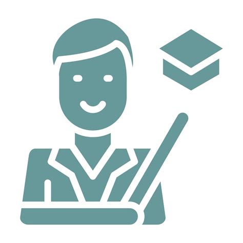 Premium Vector Vector Design Instructor Icon Style