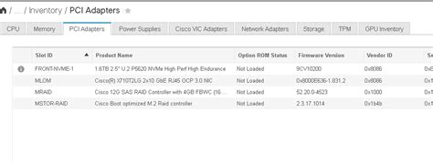 Solved Apic L4 With Vic1455 Unable To See Adapter Cisco Community