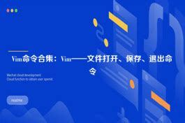 Vim命令合集Vim文件打开保存退出命令 技术教程 枫墨博客