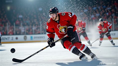Brady Tkachuk Hockey Highlights With Ai Slow Mo Effects Reelmind