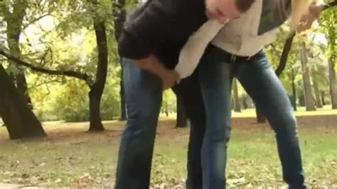 Blonde Kick And Back Squeeze