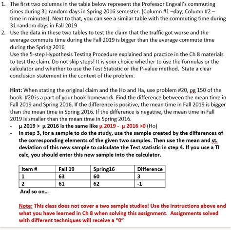 1 The First Two Columns In The Table Below Represent