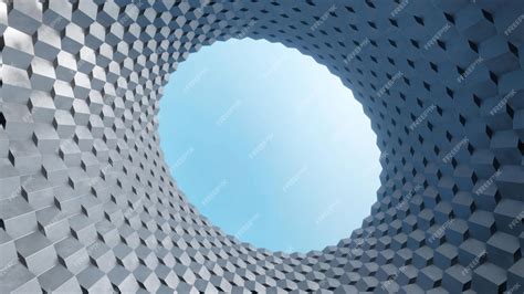Premium Photo | Abstract modern architecture with wavy facade 3d rendering