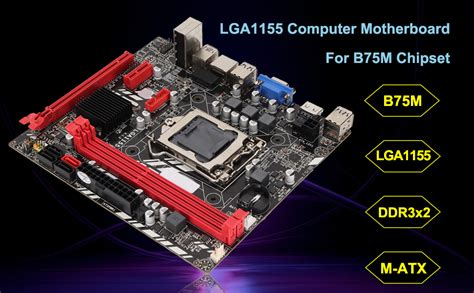 Bewinner B75m Computer Gaming Motherboard Lga1155 Ddr3 M Atx Gaming