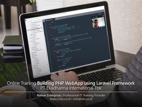 Online Training Building PHP Web Application Using Laravel Framework Bersama PT Ekadharma