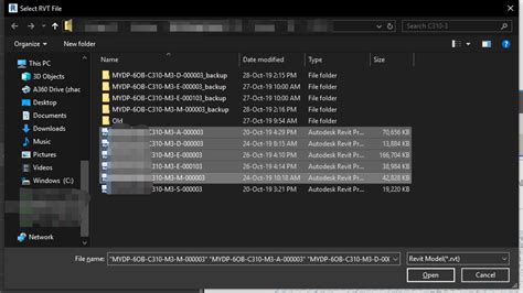 select multiple files revit dynamo