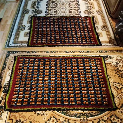 Красивый молдавский ковёр с дорожками в комплекте в идеальном состоянии