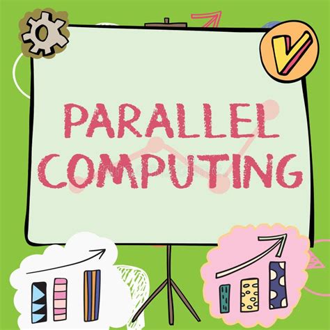 Text Caption Presenting Parallel Computing Business Idea Simultaneous
