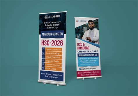 Educational Roll Up Banner Design Md Jannat Hasan Pranto