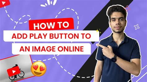 How To Add Play Button To An Image Online Youtube