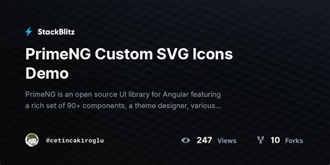 Primeng Custom Svg Icons Demo Stackblitz