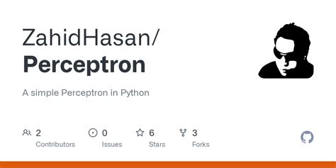 GitHub ZahidHasan Perceptron A Simple Perceptron In Python