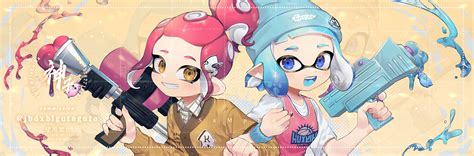jinkoika inkling girl inkling player character octoling girl
