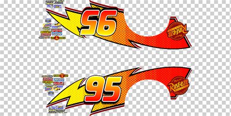 Lightning Mcqueen 95 Logo Black And White