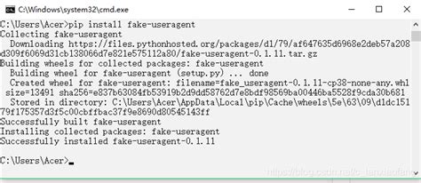 python 设置随机 user agent （利用 fake useragent包） python 随机ua csdn博客