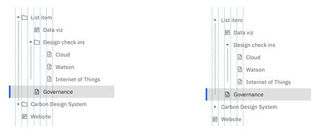Design For Tree View Component Issue Carbon Design System