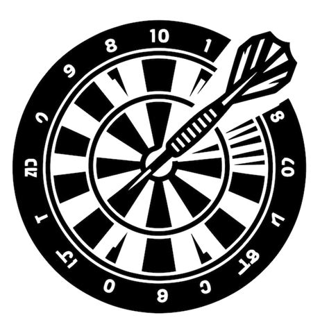 Darts Logo Svg Premium Ai Generated Vector