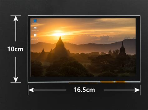 7 Inch 800x480 Tft Raspberry Pi Dsi Touchscreen Kiwi Electronics