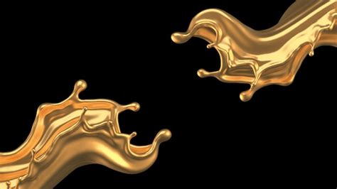 Premium Photo Mysterious Mystical Luxury Splash Of Gold 3d