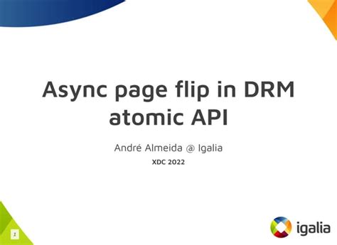 Async Page Flip In Drm Atomic Api Ppt