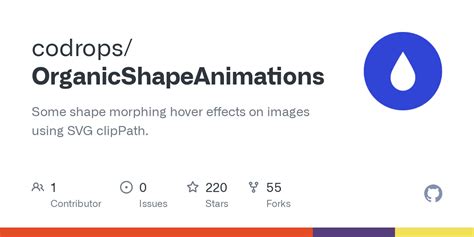 GitHub Codrops OrganicShapeAnimations Some Shape Morphing Hover Effects On Images Using SVG